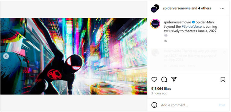 ‘Spider-Man: Beyond the Spider-Verse’ to release in 2027, first look ...